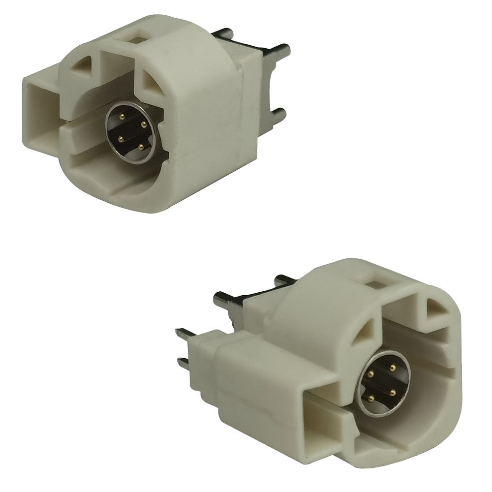 FAKRA HSD LVDS 4+2Pin rechthoekig type voor montage op printplaat